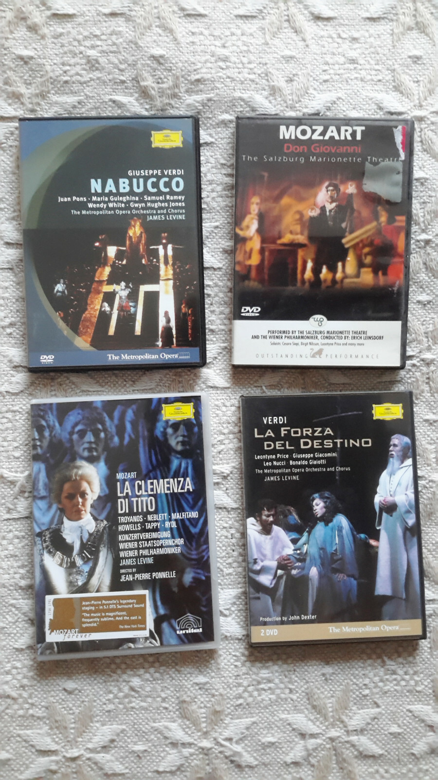 Job Lot of 20 Off Classical Music DVDs Mostly Opera, Some Sealed (Lot 1 ...