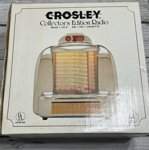 Crosley CR-9 Tabletop Vintage Retro Jukebox AM/FM/Cassette - New in the ...