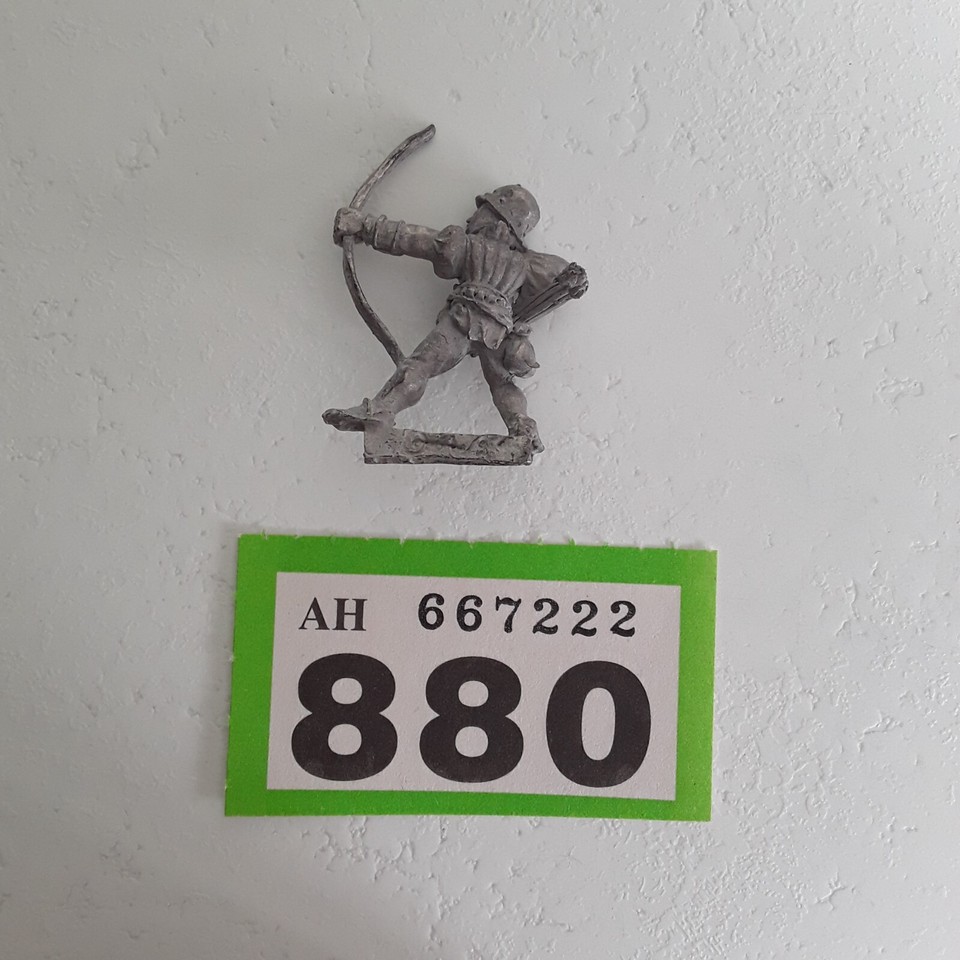 Men-at-Arms Foot Knight Retainer Bow Archer 40K Warhammer metal #880 | eBay