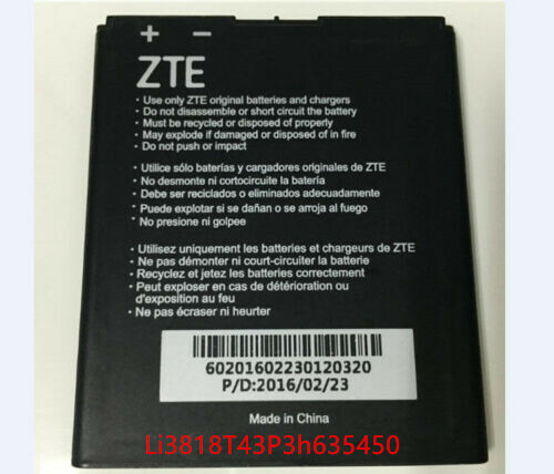 NEW MetroPCS F ZTE Obsidian Z820 Li3818T43P3h635450 Replacement Battery ...