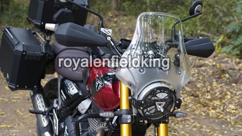 For Triumph Scrambler 400X Carbon Racing Wandered Touring Clear ...