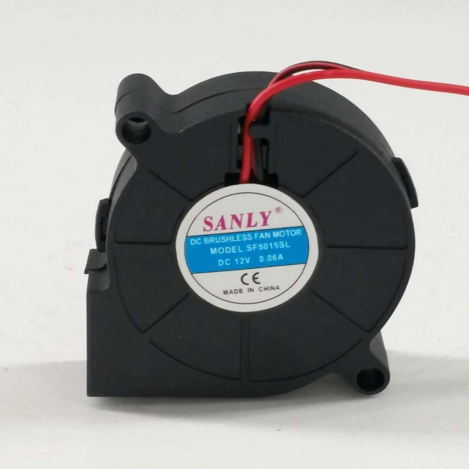 2pcs New DC12V 0.06A SANLY SF5015SL Blower Cooling Fan 5015 5CM 50mm ...