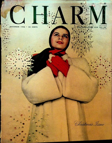 Charm Magazine December 1946 Christmas Mary Stewart Janet Lefler | eBay