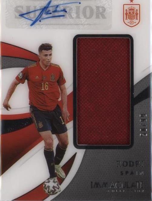 2021 Panini Immaculate Collection - Superior Swatch Signatures Rodri # ...
