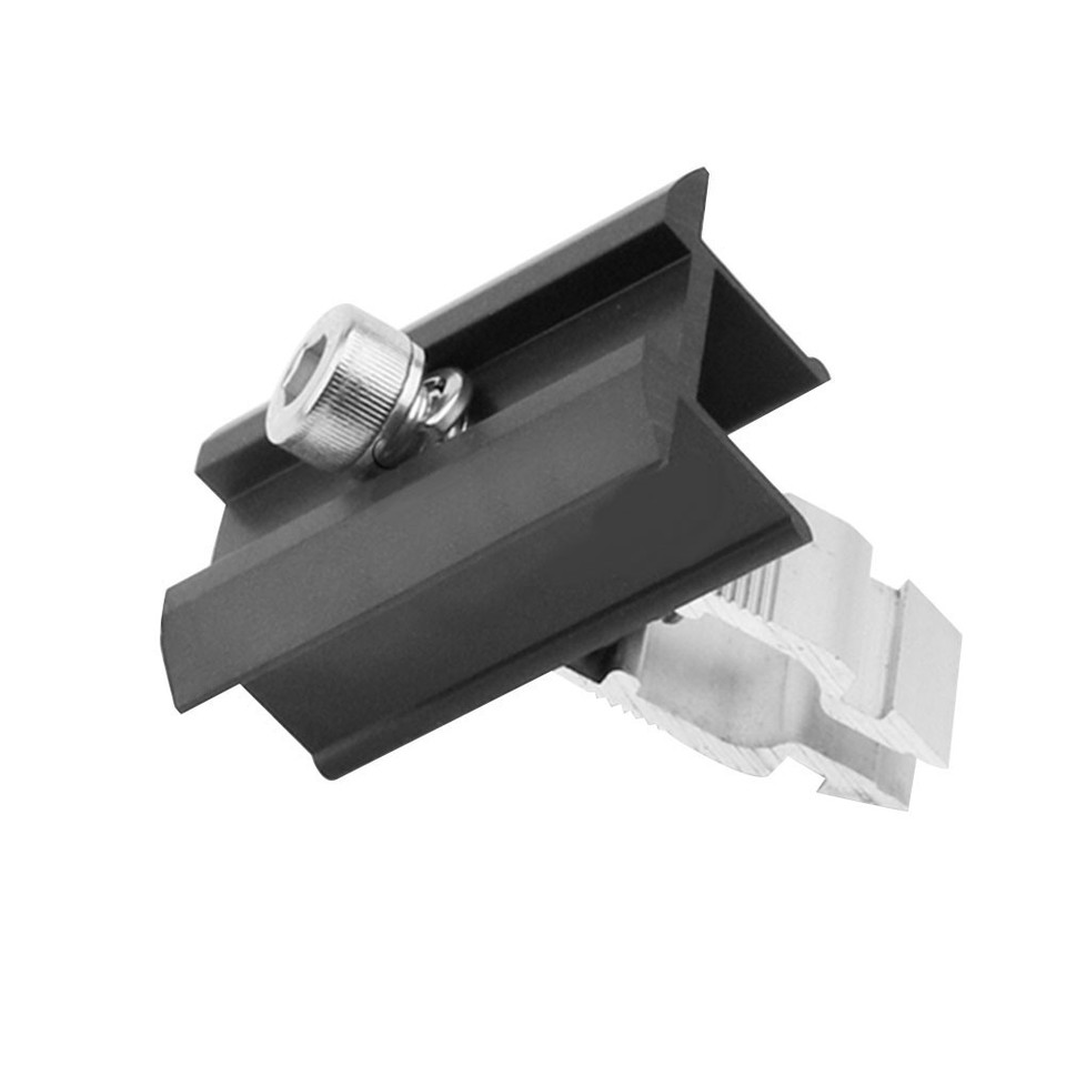Mittlerer Clip Für Solarpanele 30-50mm 1pcs 50mm Edelstahl Schwarz ...