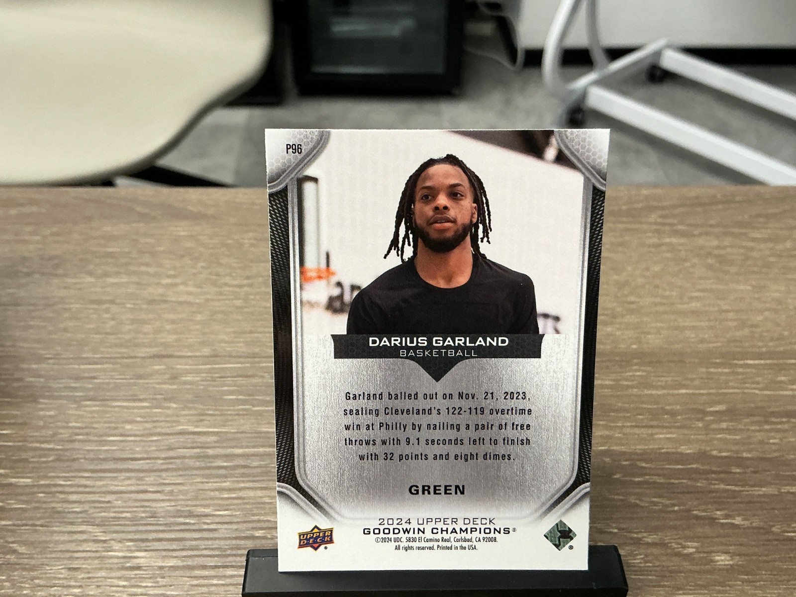 2024 Upper Deck Goodwin Champions - Platinum Horizontal Darius Garland ...