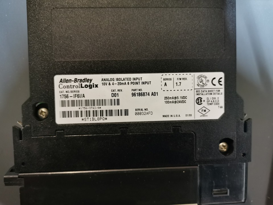 Lot of 10: Allen Bradley Logix 1756-EN2TR, 1756-L72S, 1756-L7SP, READ ...