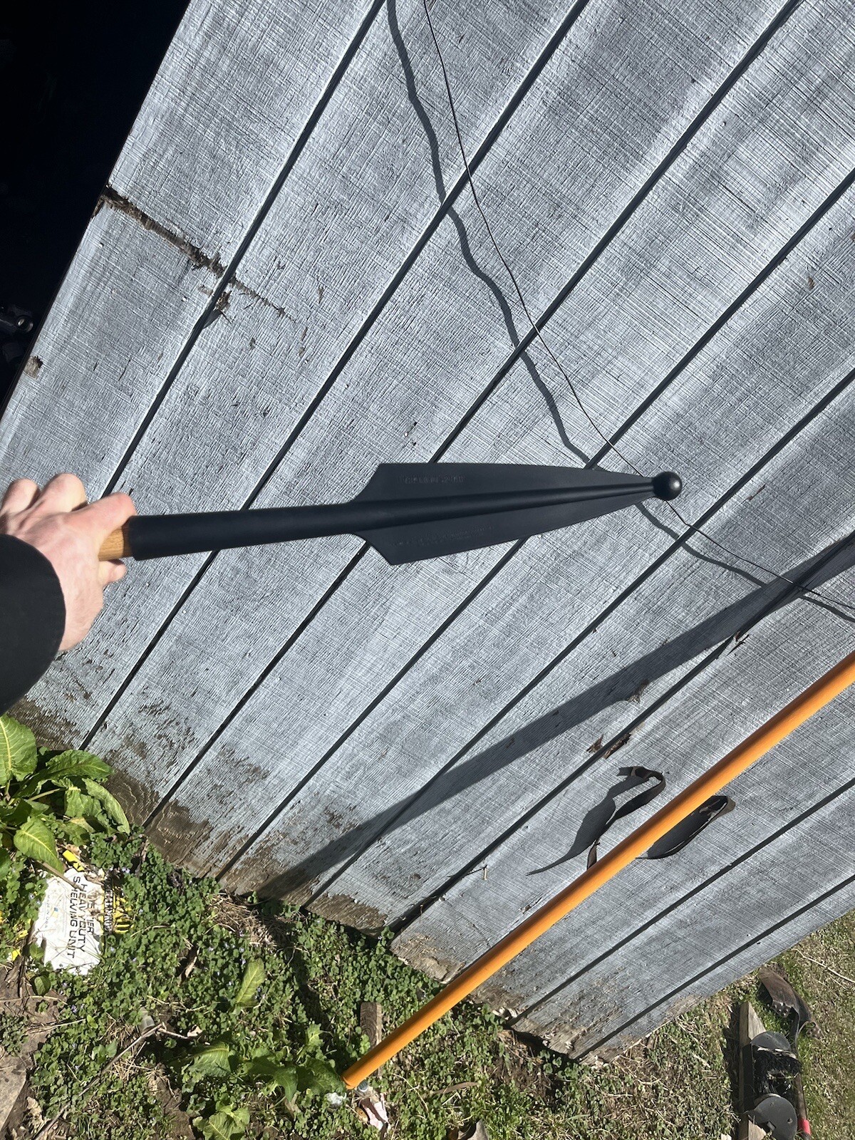 36” Red Oak shaft & cold steel training spear head “Assegai Trainer” | eBay