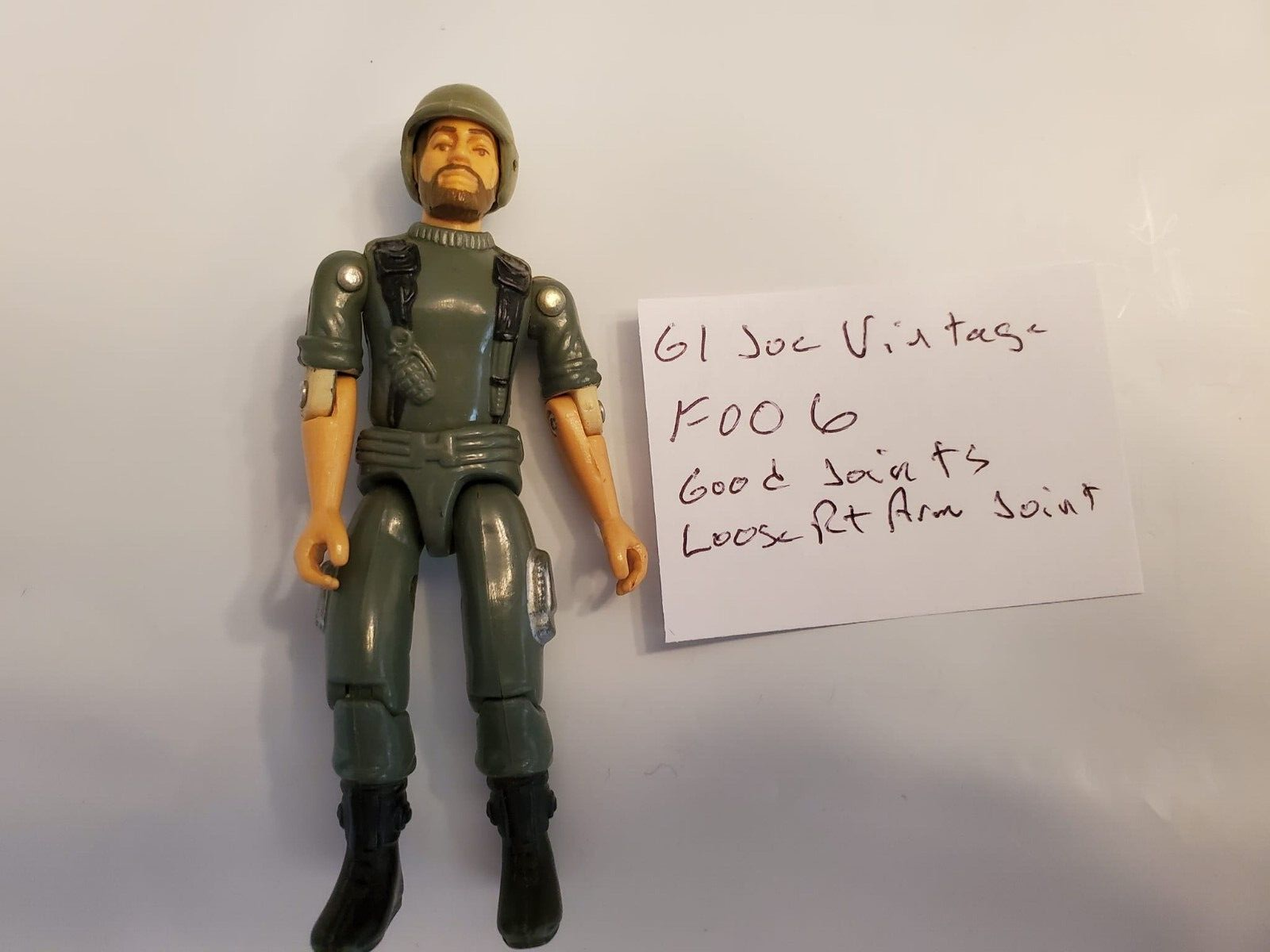 VINTAGE GI JOE BREAKER COMMUNICATIONS OFFICER ACTION FIGURE F006 | eBay