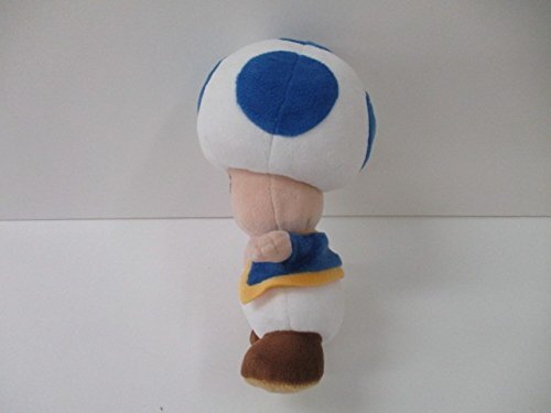 Super Mario ALL STAR COLLECTION Blue Toad S Plush Toy 20cm doll stuffed ...