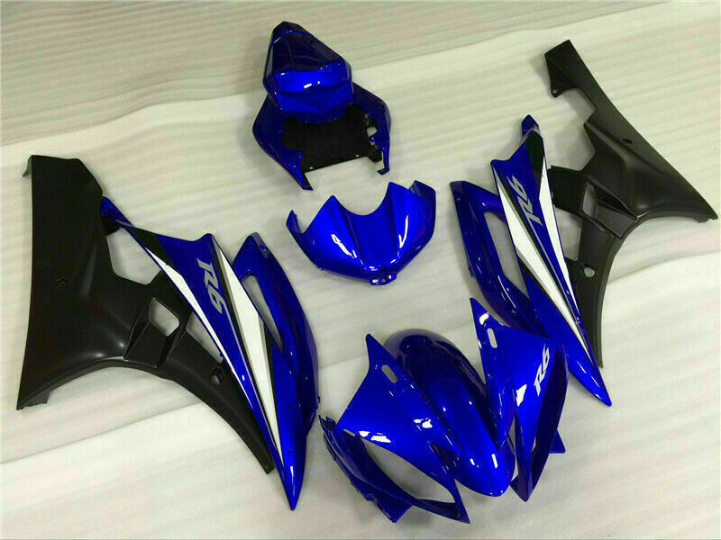 Injection Gloss Blue Matte Black Fairing Fit for Yamaha 2006 2007 YZF ...