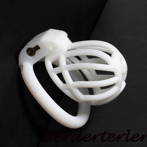 No PA ring MaleChastity Restraint Prince Albert Cage CBT Cuckold ...