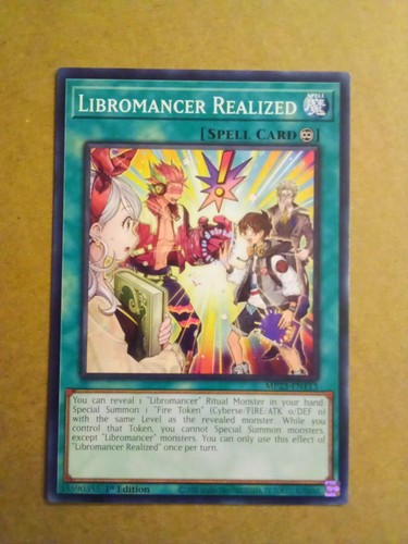 Libromancer Realized MP23-EN113 Yu-Gi-Oh Spell Card | eBay