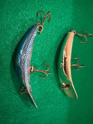 2 Helin’s Flatfish T4 Vintage Fishing Lures in Boxes | eBay
