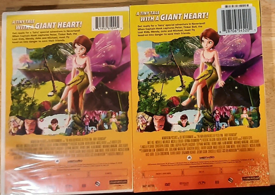 The New Adventures of Peter Pan: Fairy Friendship (DVD, 2016, WS SLIP ...