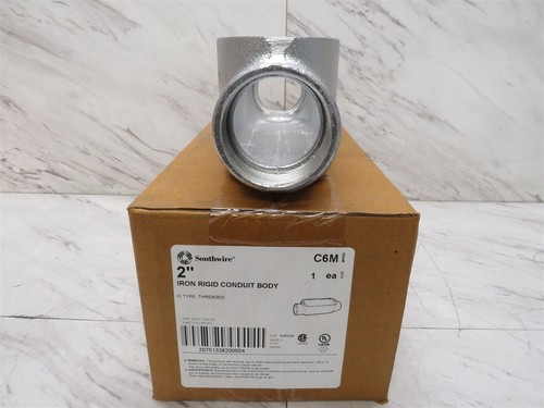 C6M Southwire 2" Malleable Iron Rigid Conduit Body | eBay