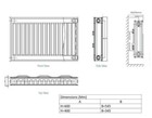 Convector Radiator Type 21 All Sizes Compact Double Panel Central ...