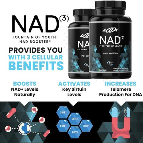 NAD Supplement - Natural, 60 capsules | eBay