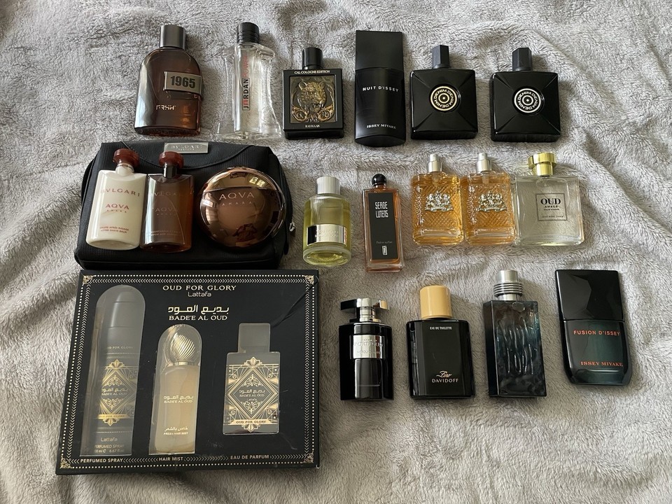 HUGE Men’s Cologne Lot Bundle RARE Bvlgari Tom Ford Lattafa Ralph Miyake + More! | eBay
