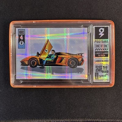 LANDO NORRIS LANDO'S LAMBO PIGGYBANX PIGGY BANX F1 FORMULA 1 MCLAREN 1/ ...