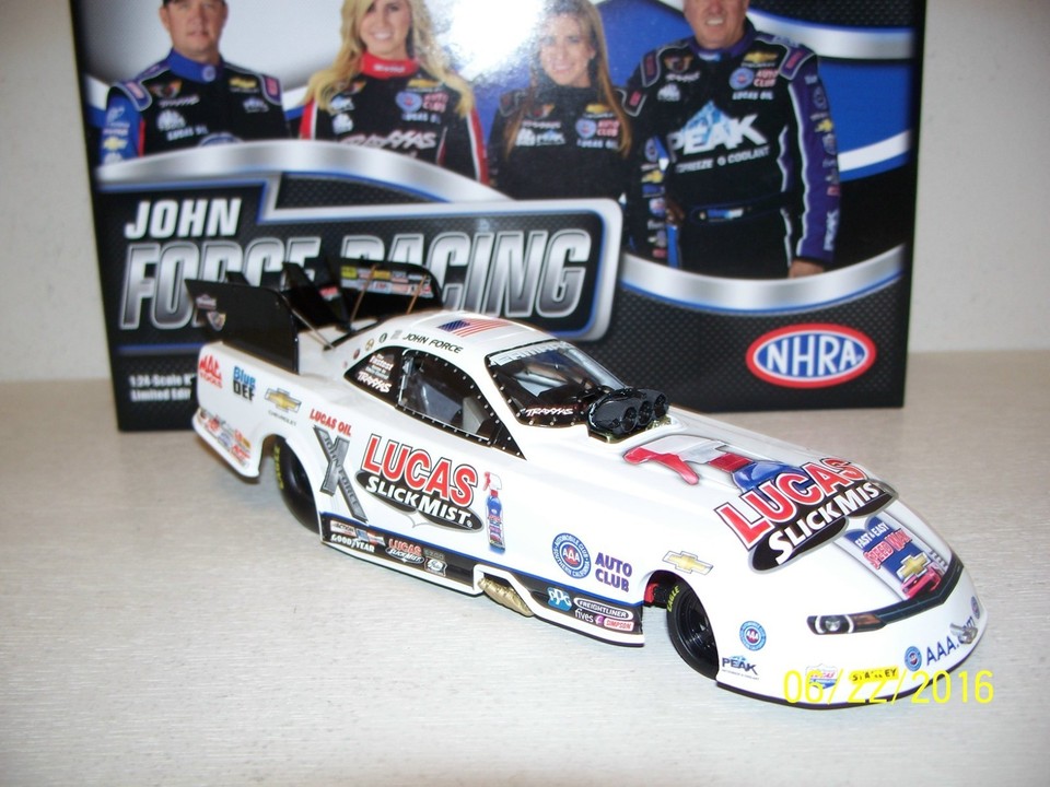 JOHN FORCE 1/24 LUCAS OIL SLICK MIST CHEVY CAMARO FUNNY CAR 2015 ACT | eBay