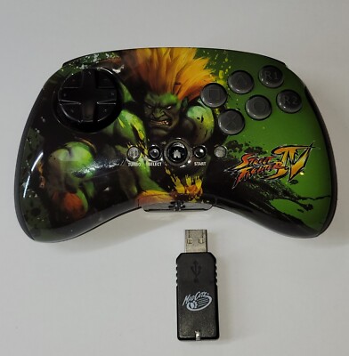 MAD CATZ Street Fighter IV FightPad Controller Playstation 3 PS3 Blanka ...
