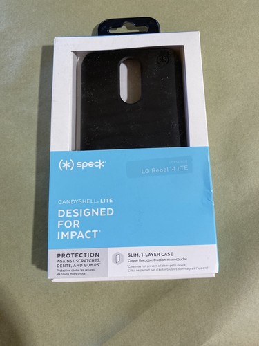 Speck Candyshell Lite LG Rebel 4 LTE Case BLACK 848709070395| eBay