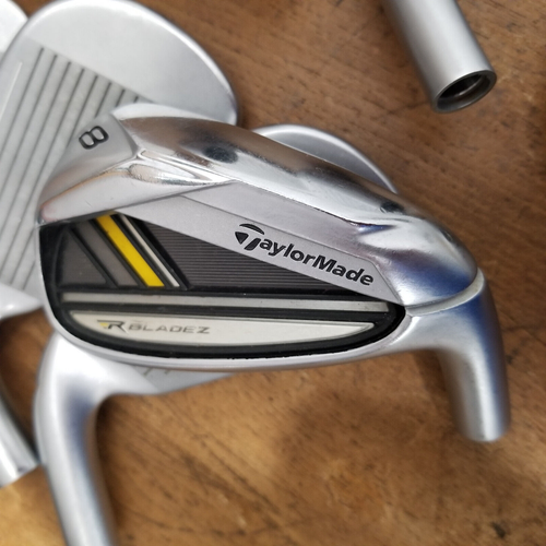TaylorMade R Bladez Iron Set of (8) 4 5 6 7 8 9 Pw Aw IRON HEADS ONLY 4 ...