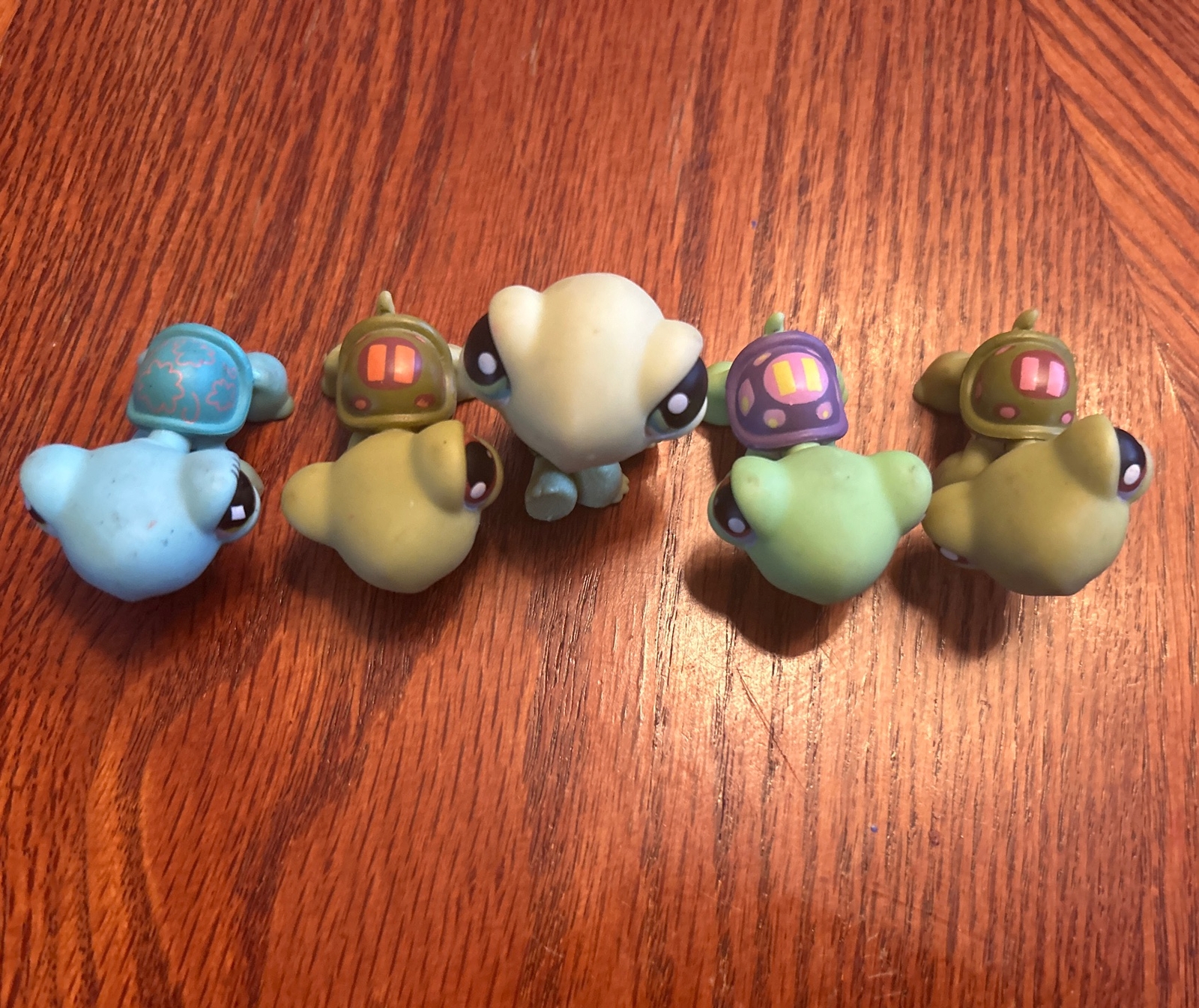Littlest Pet Shop Turtle Lot Of 5 LPS Figures #7 8 302 321 581 ...