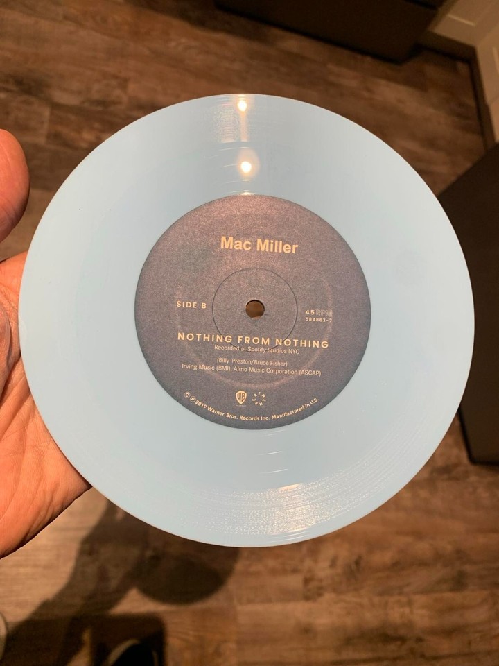 RARE MINT MAC MILLER Spotify Singles Limited 7" Vinyl Baby Blue Record ...