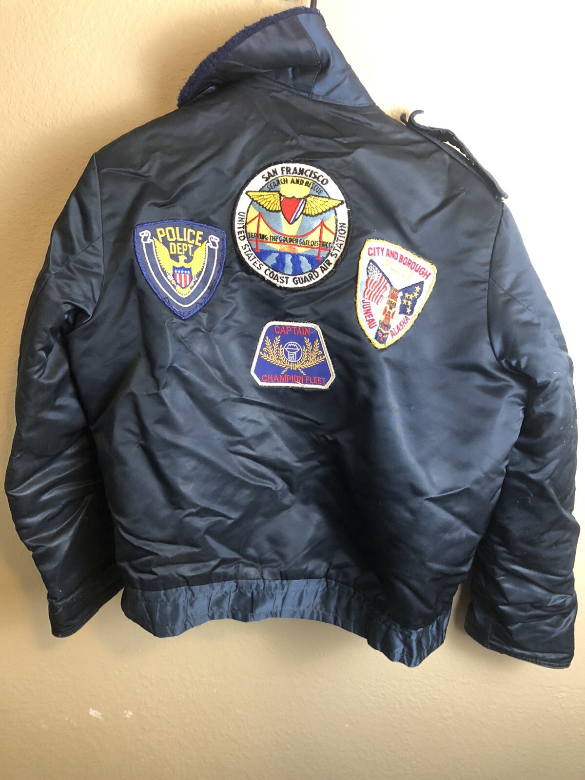 Vintage Military and Law Enforcement patch Jacket - Gem