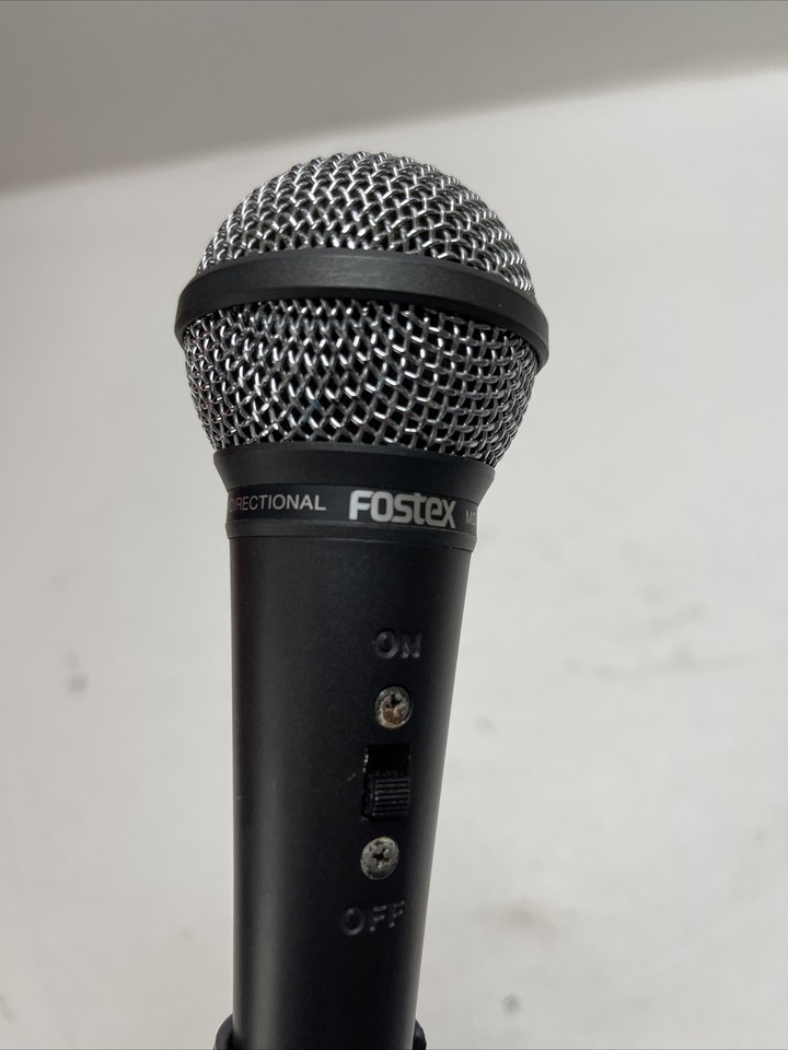Fostex M301 Moving Coil Unidirectional Microphone And Cord | eBay