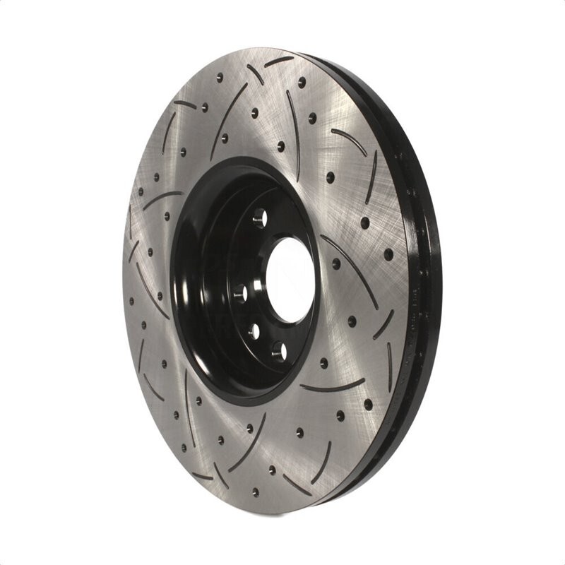 DS-One Disc Brake Rotor- Drilled and Slotted Performance Rotor Front ...