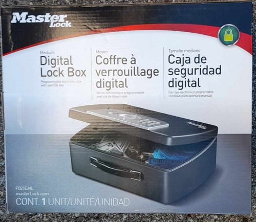 NEW Master Lock Electronic/Keypad Digital Residential Floor Safe Lock ...