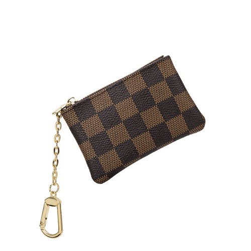 Checkered Coin Purse Keychain/wallet/key ring | eBay