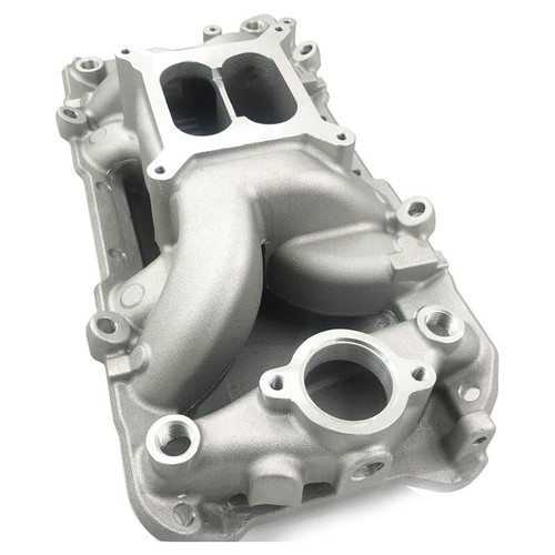 BBC Aluminum Air Gap Dual Plane Intake Manifold For 396-502 BB Chevy V8 ...