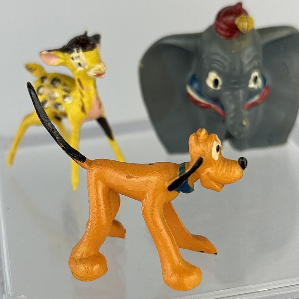Vintage Marx Disneykins Dumbo Pluto Bambi Plastic Figurines - Lot Of 3 ...