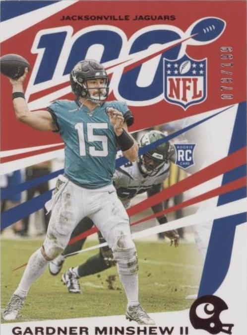 2019 Panini Chronicles - NFL 100 Gardner Minshew II #45 Red /199 (RC ...