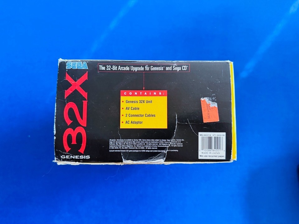 Sega 32x for Genesis Console with S-Video MOD CIB Complete Does Not ...