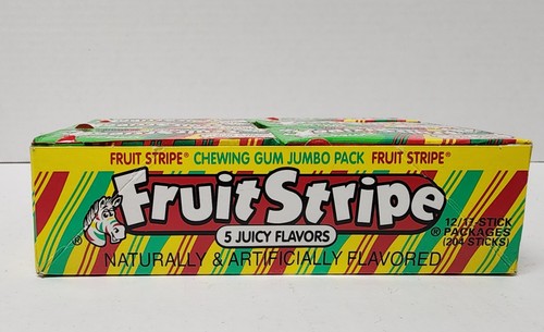 2 Boxes of Original FRUIT STRIPE Gum, Tattoos DISCONTINUED NON ...