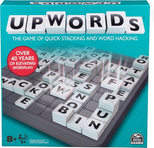 , Upwords, the Stackable Word Game: 2023 Edition, Includes Rotating ...