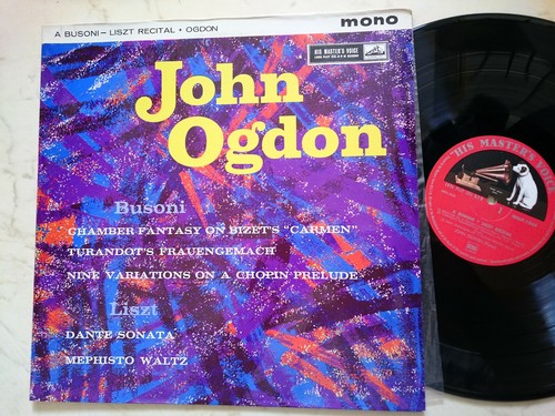 Busoni / Liszt Recital John Ogdon *Original HMV Mono Vinyl LP 1961* | eBay