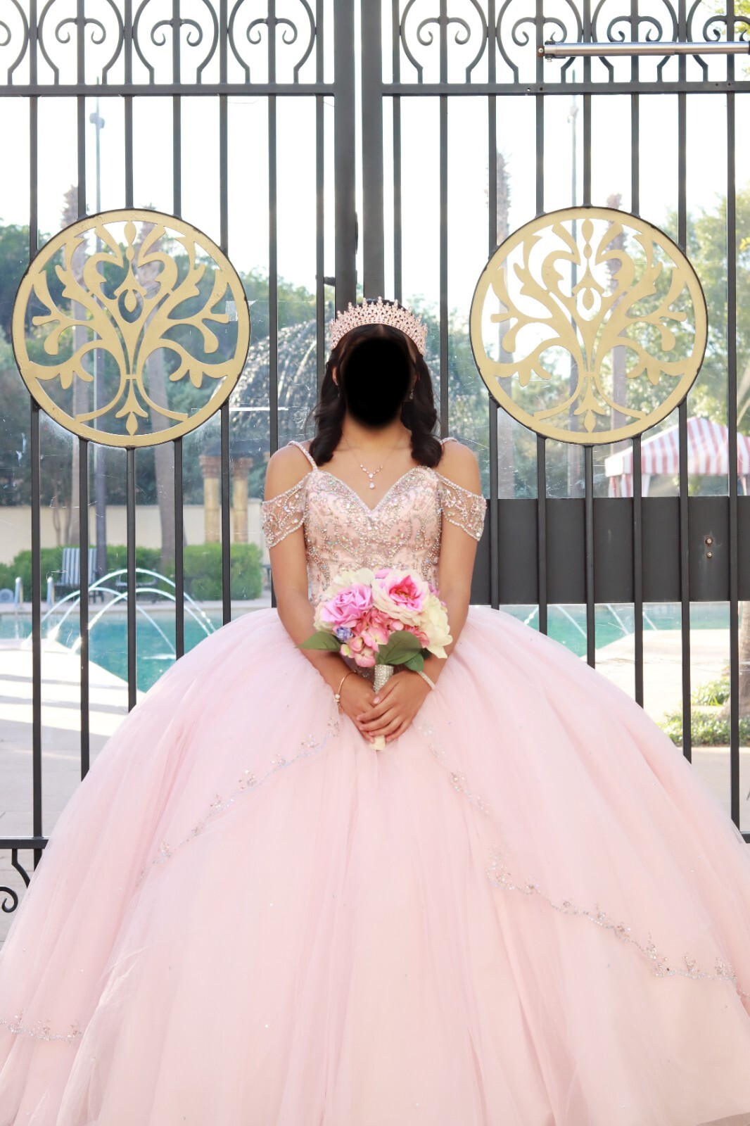 1 Quinceanera Dress 1 Matching Party Dress 1 hoop & T… - Gem