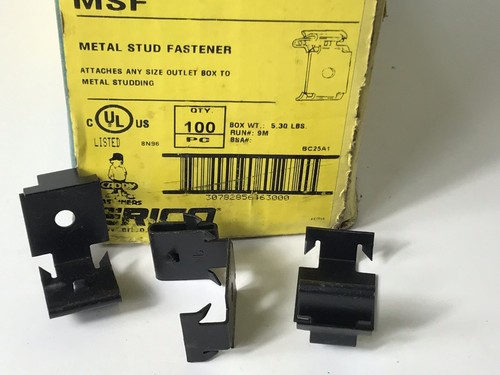 99 Caddy MSF Metal Stud Fastener - Attaches Any Outlet Box To Metal ...