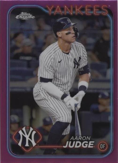 2024 Topps Chrome - Aaron Judge #50 Pink Refractor for sale online | eBay