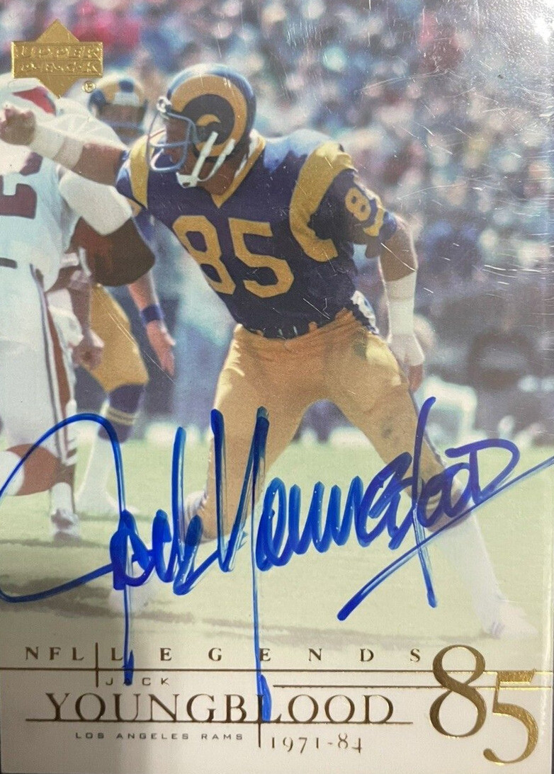 2001 Upper Deck NFL Legends - Autographs #JY Jack Youngblood (AU) for ...