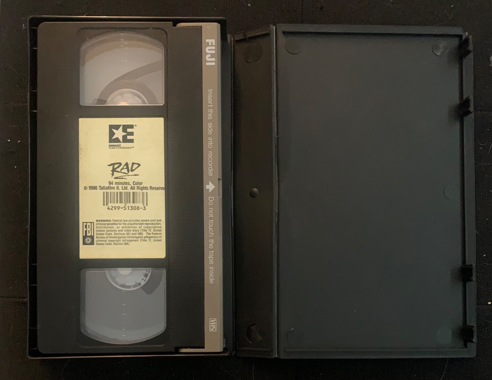 RAD (1986/1988, VHS) BMX Movie Bill Allen Lori Loughlin OOP 42995130836 ...