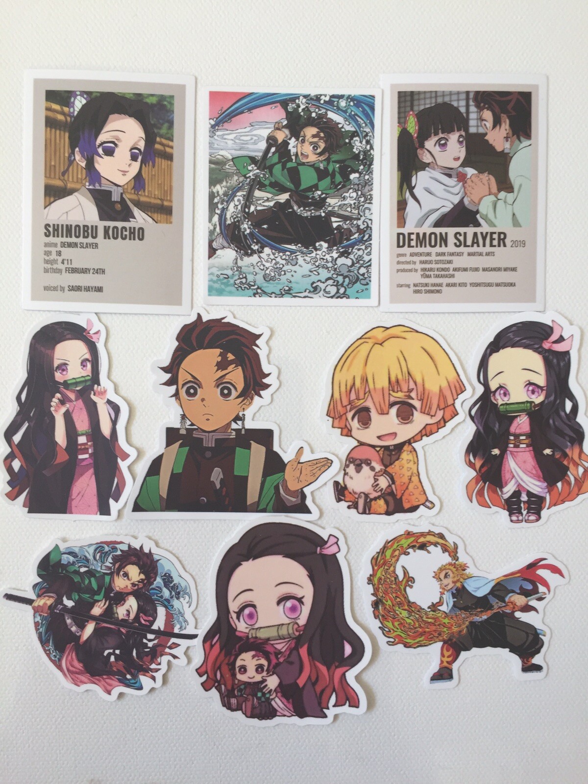 Demon Slayer Stickers As Pictured (10) | eBay