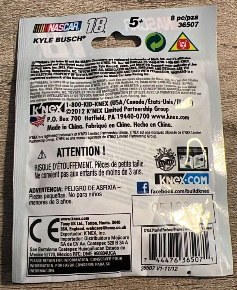 K'NEX NASCAR Kyle Busch Brand New sealed package | eBay
