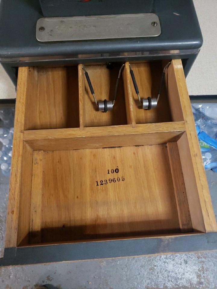 RC ALLEN COMBINATION REGISTER ADDING MACHINE CASH DRAWYER R C ALLEN ...